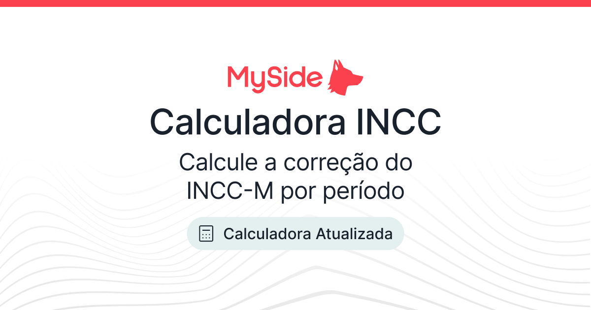 Calculadora INCC - Cálculo Online e Grátis - MySide